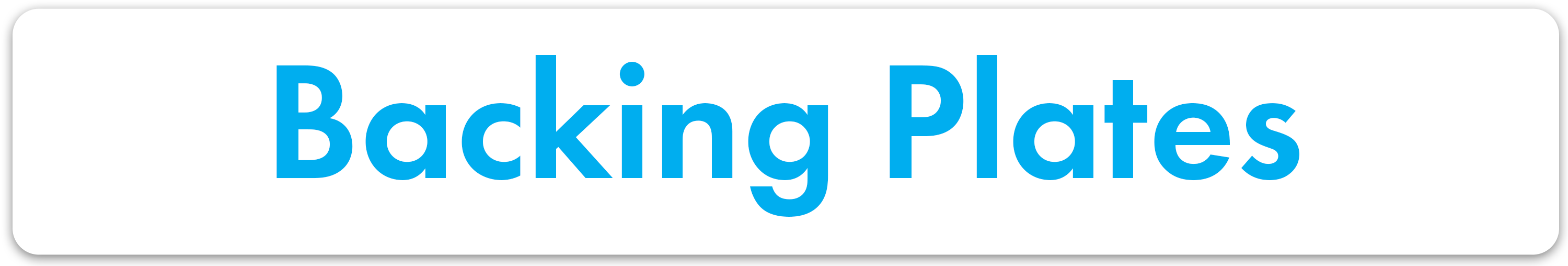 Backing Plates – Kompac